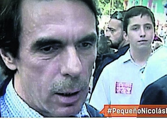 El Pequeño Nicolás se pone el bigote de Aznar | El Comercio